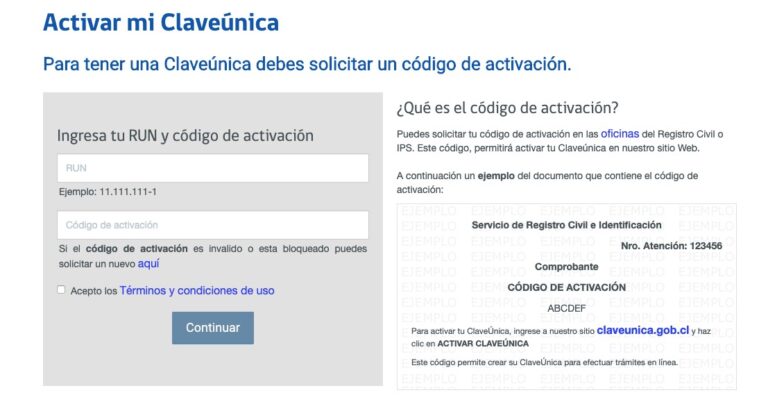 Cuánto tiempo tengo para activar mi Clave Única en Chile