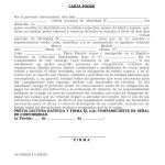 ¿Qué debe contener una carta poder notarial?