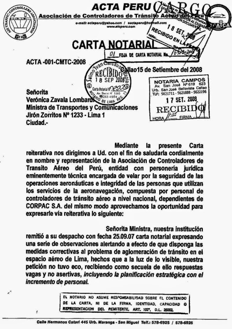 ¿Qué es una carta notariada?